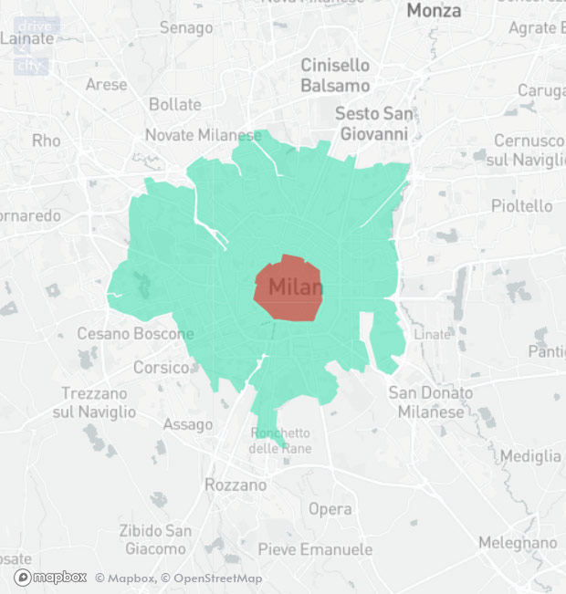 Zona Traffico Limitato Milan (map & navigation) | DRIVE2.CITY